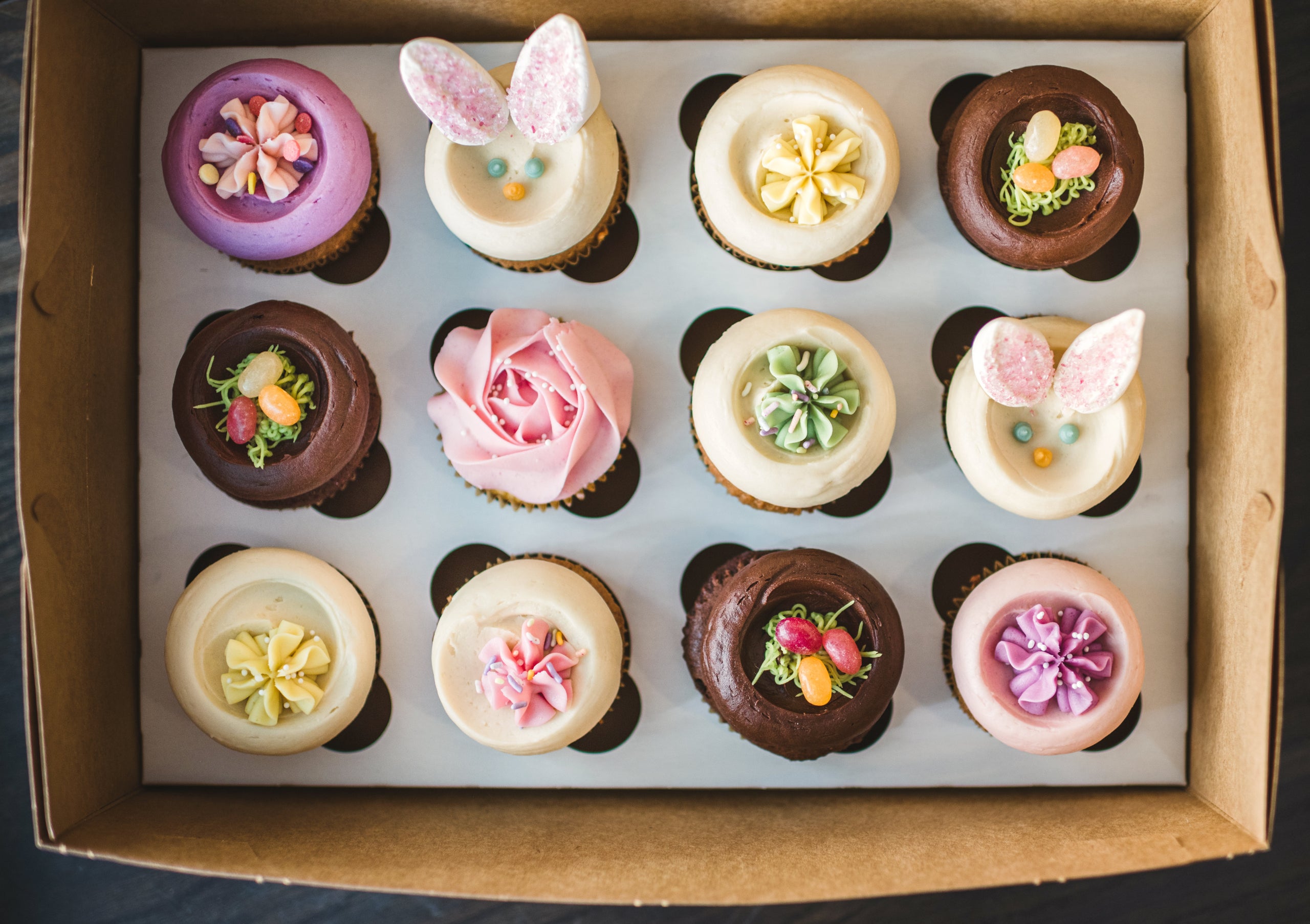 Box of Cupcakes for Easter! | Bloom Bake Shop